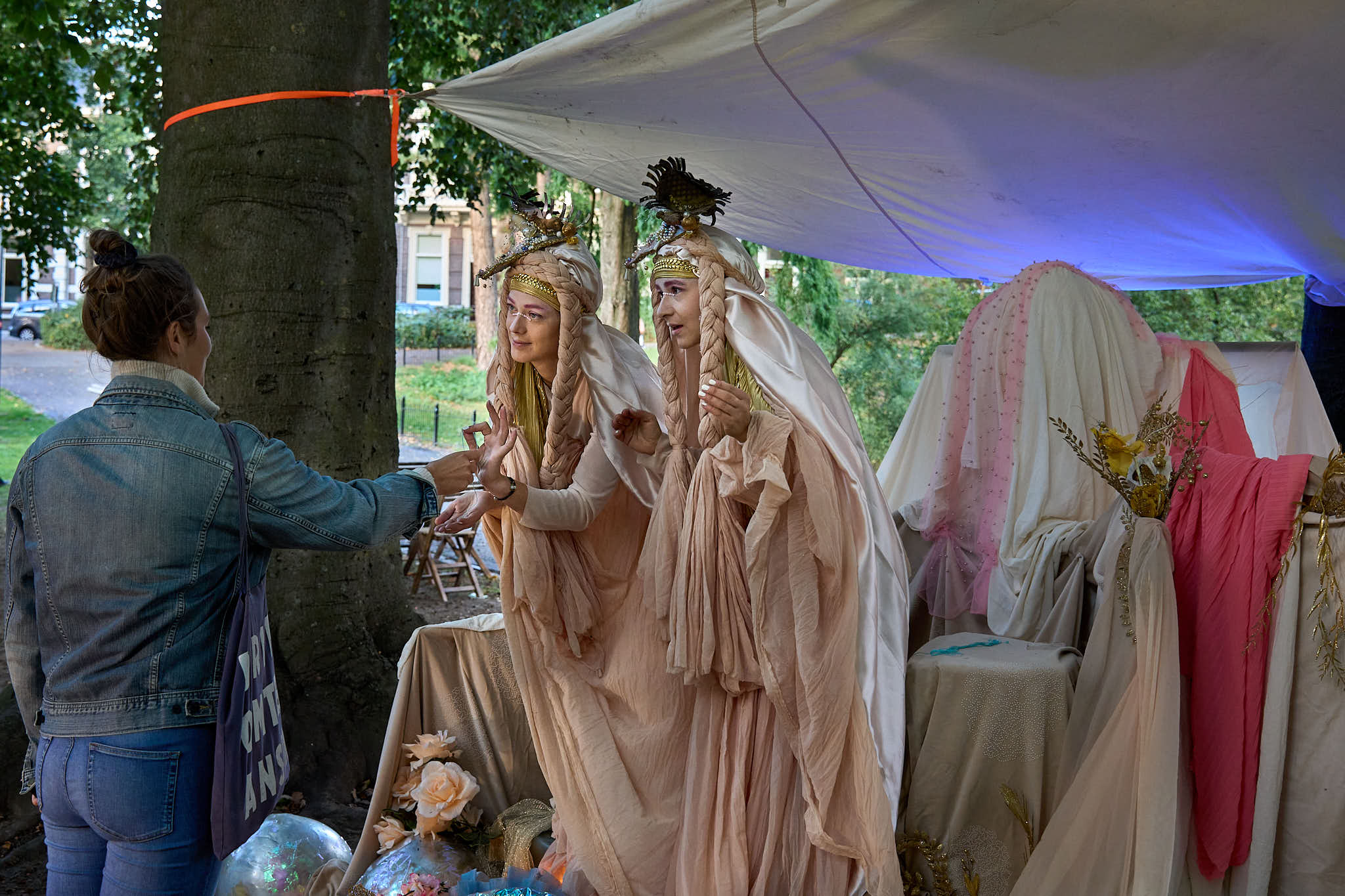 Zoekend naar een plek tijdens de Kunstnacht